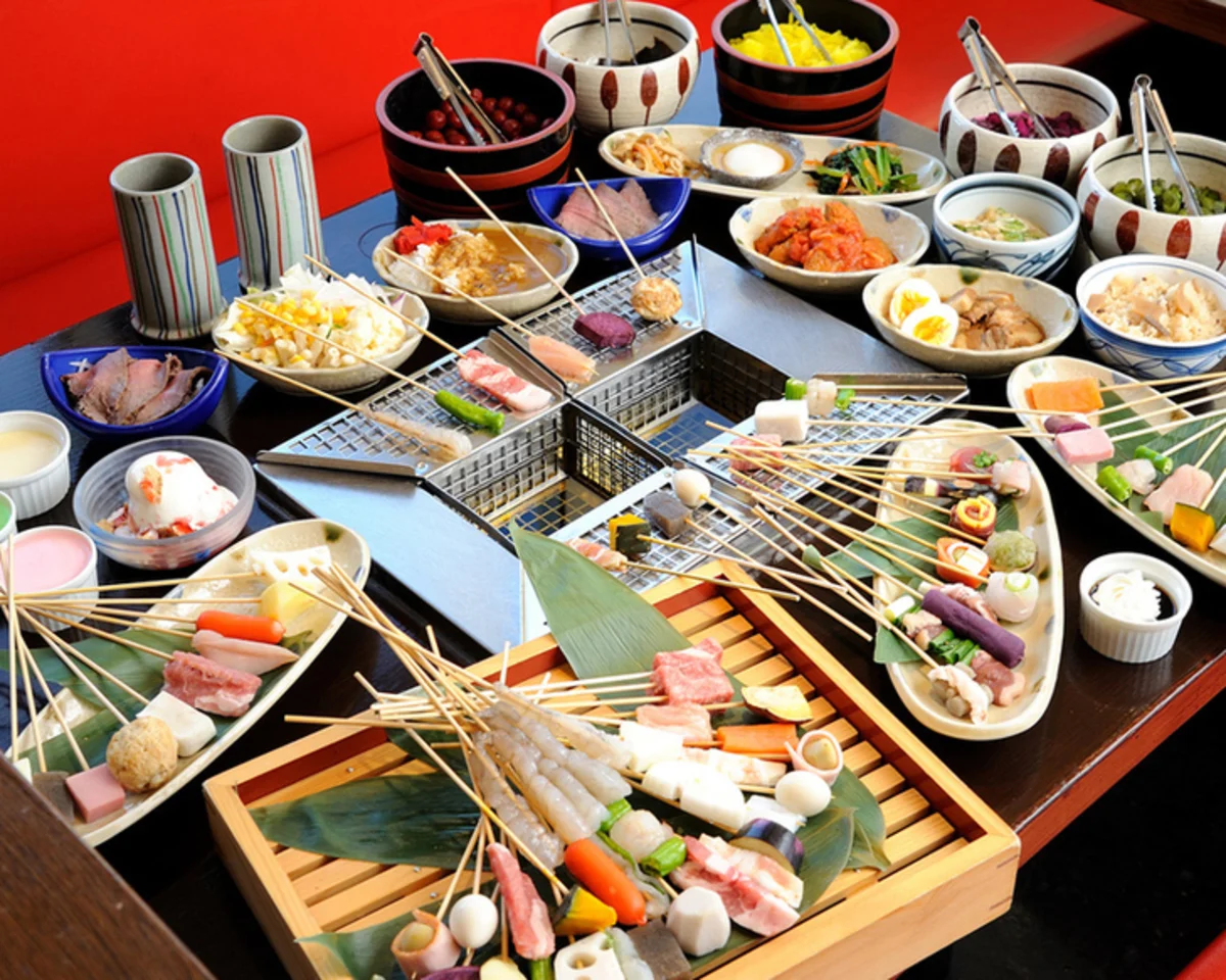 Kushikatsu Tabehodai Kushimaru Tempozan Market Place Ten Online ...